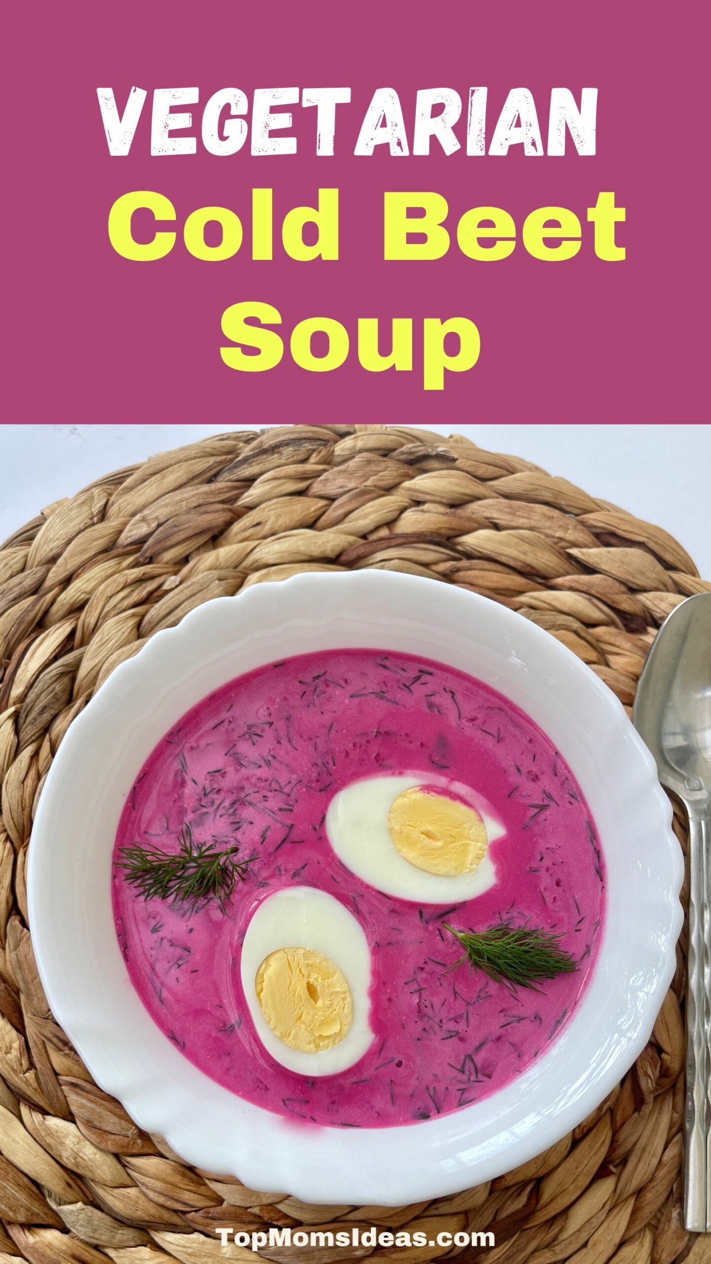 Vegetarian Cold Beet Soup
