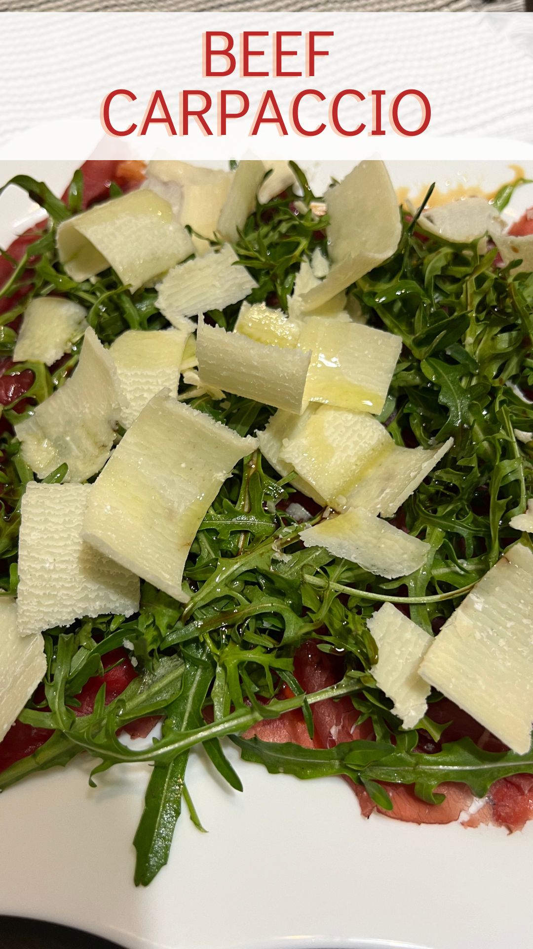 Beef Carpaccio