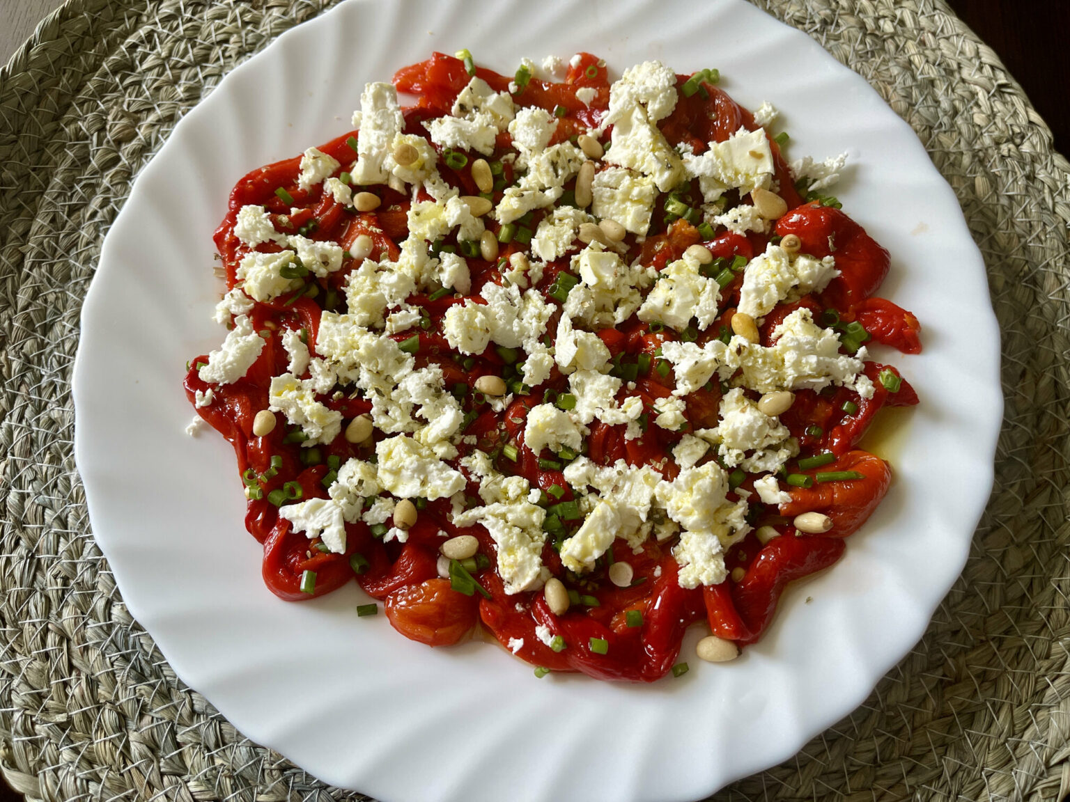 Roasted Mini Pepper Salad - Healthy Recipe