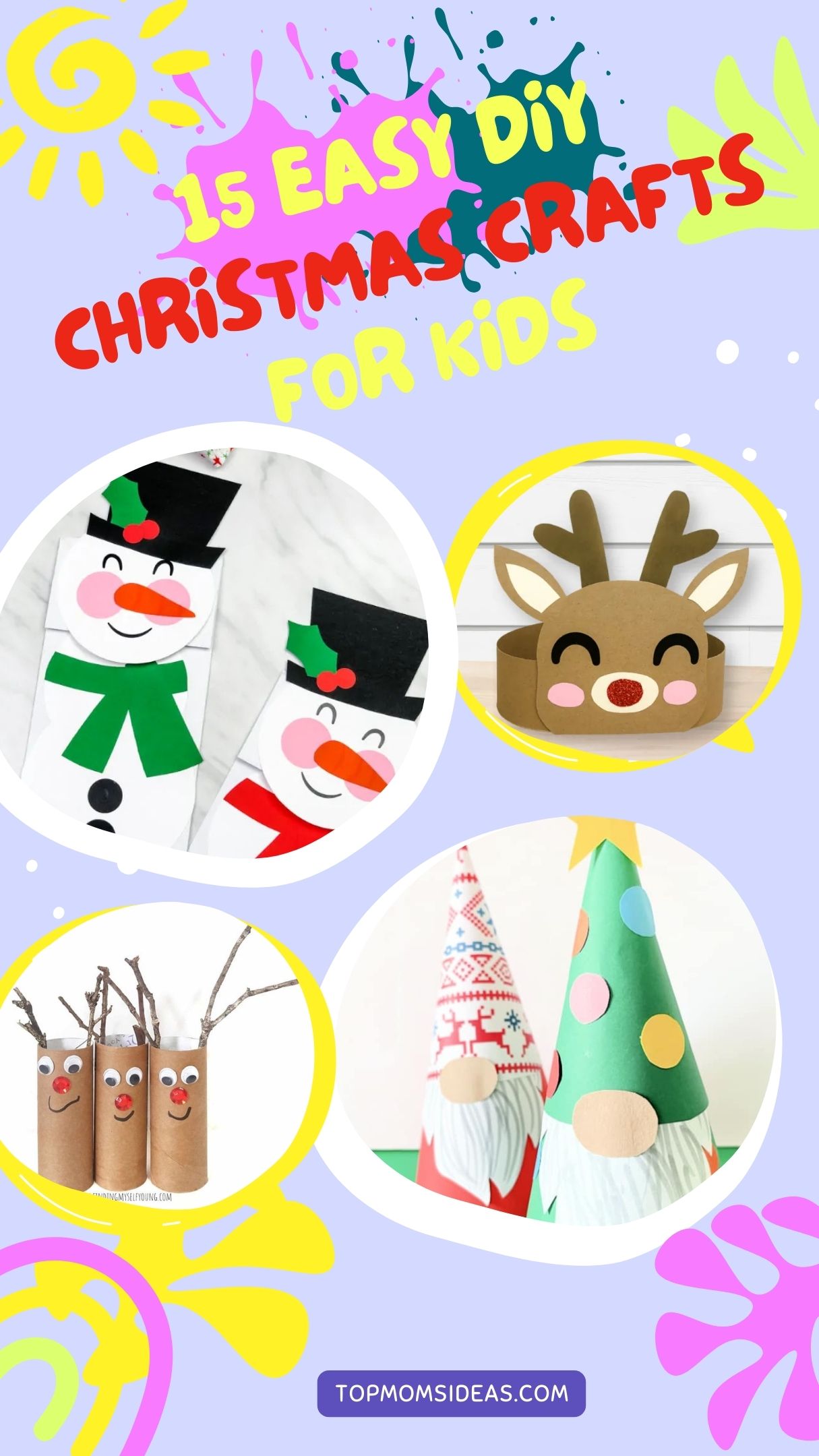 15 Easy DIY Christmas Crafts for Kids - Activities for Kids