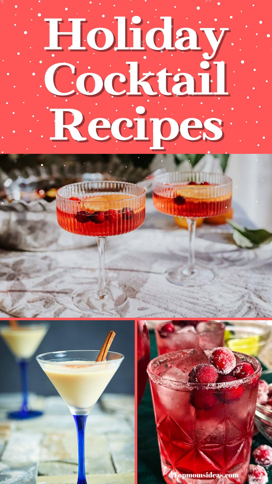 30 Festive Holiday Cocktail Recipes to Celebrate the Season - The Best ...