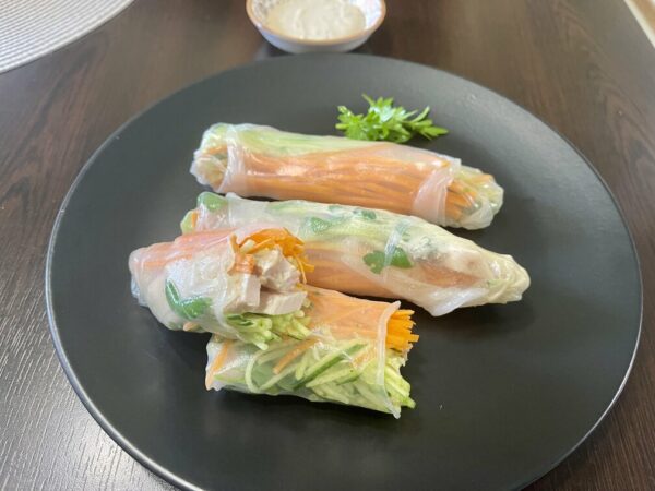 Fresh Chicken Rice Paper Rolls