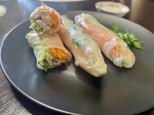 Fresh Chicken Rice Paper Rolls